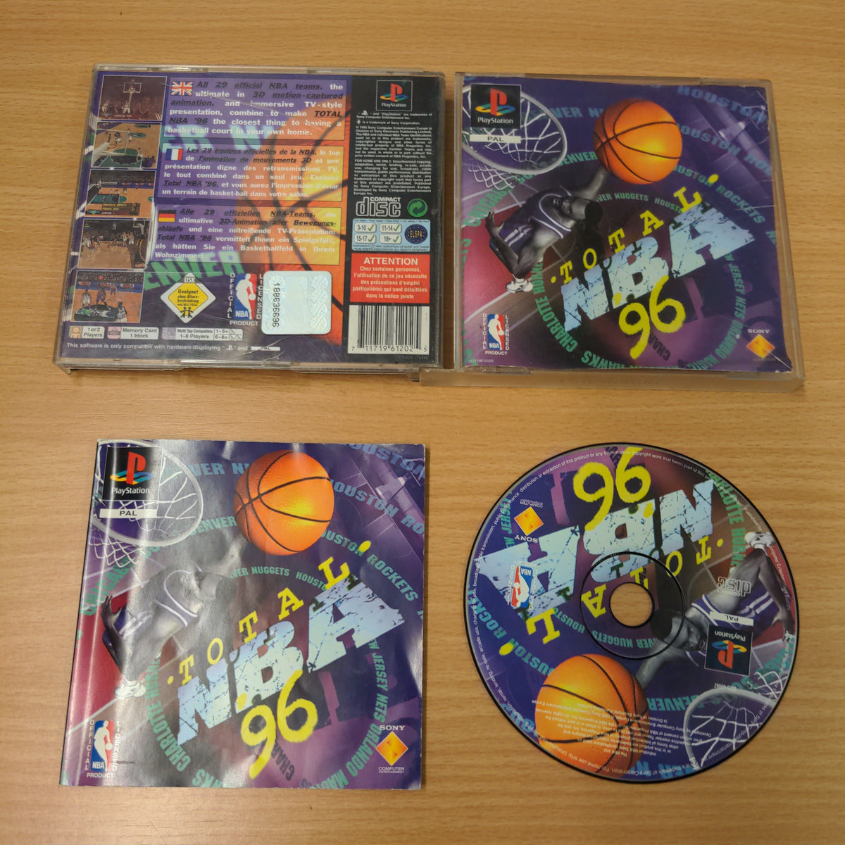 Total NBA 96 Sony PS1 game – retro game store uk - 8BitBeyond.com