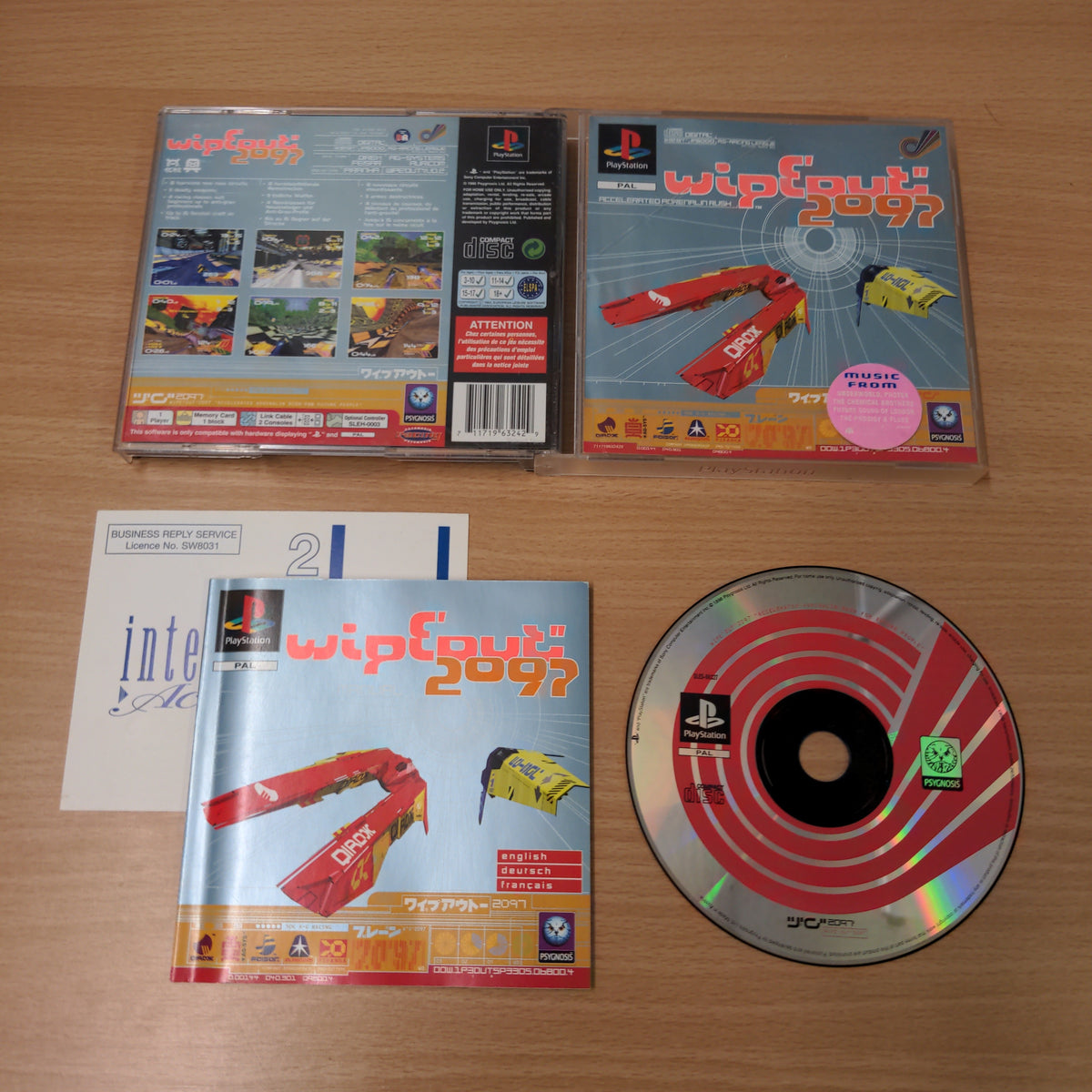 Wipeout 2097 Sony PS1 game – retro game store uk - 8BitBeyond.com