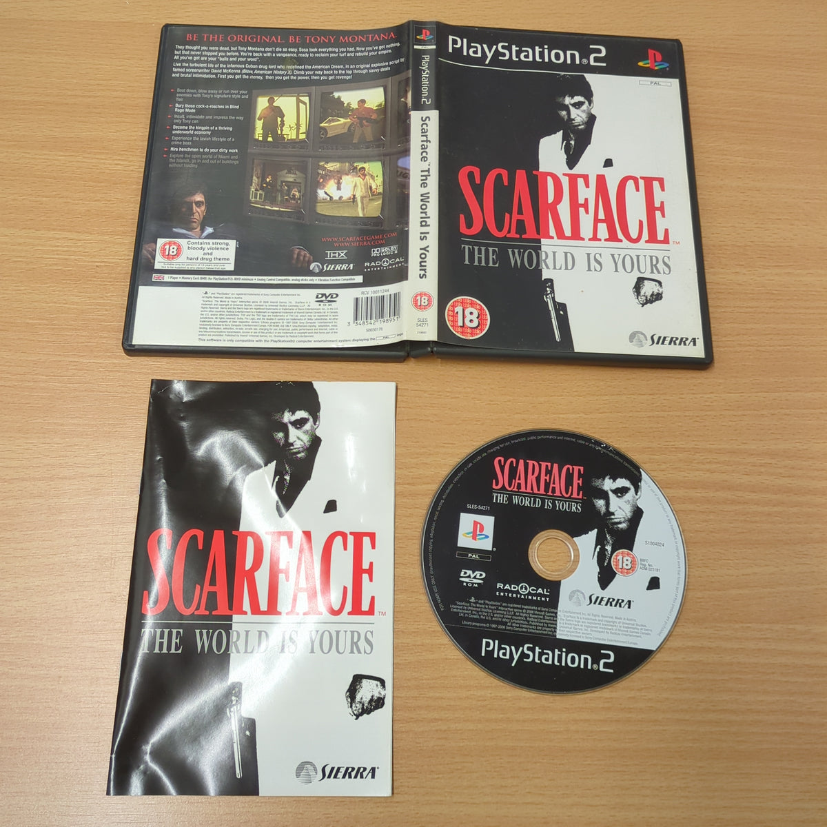 Scarface: The World Is Yours Sony PS2 game – retro game store uk - 8BitBeyond.com