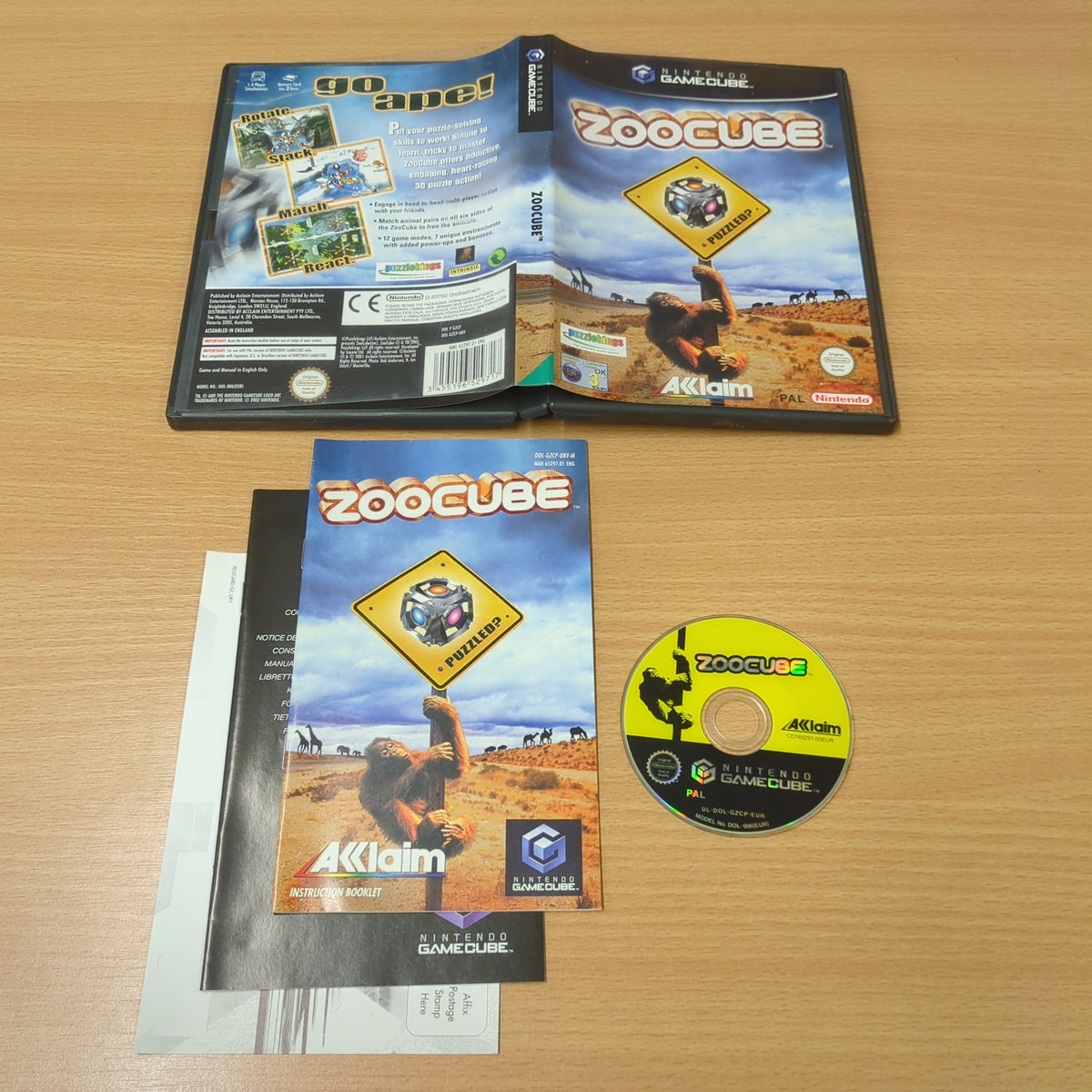 Zoocube Nintendo GameCube game complete 3.99 8BitBeyond – retro game store uk - 8BitBeyond.com