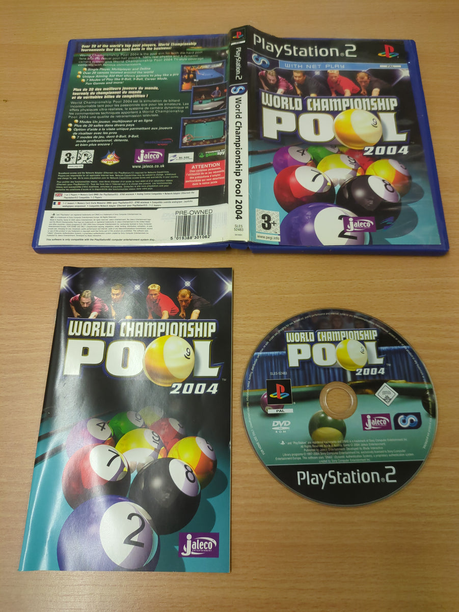 World Championship Pool 2004 Sony PS2 game – retro game store uk - 8BitBeyond.com