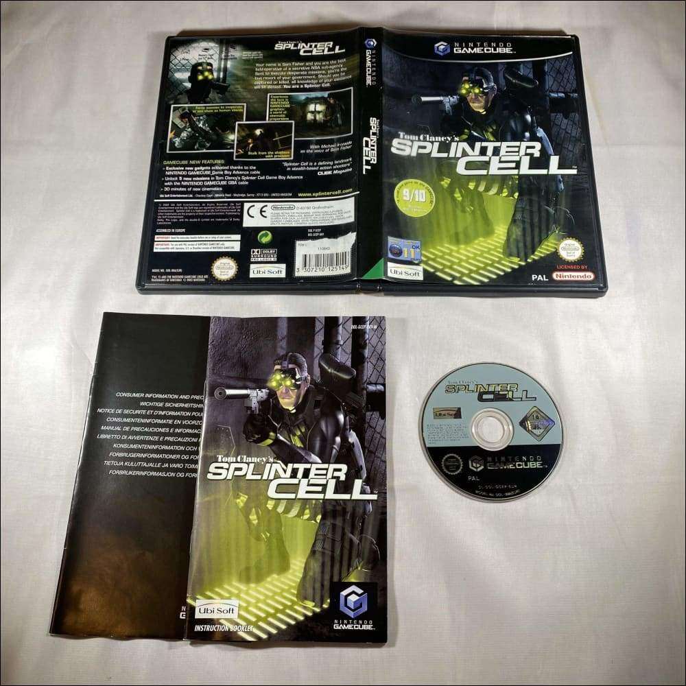 Splinter cell (Tom Clancy) Nintendo GameCube game complete 4.99 8BitBeyond – retro game store uk ...
