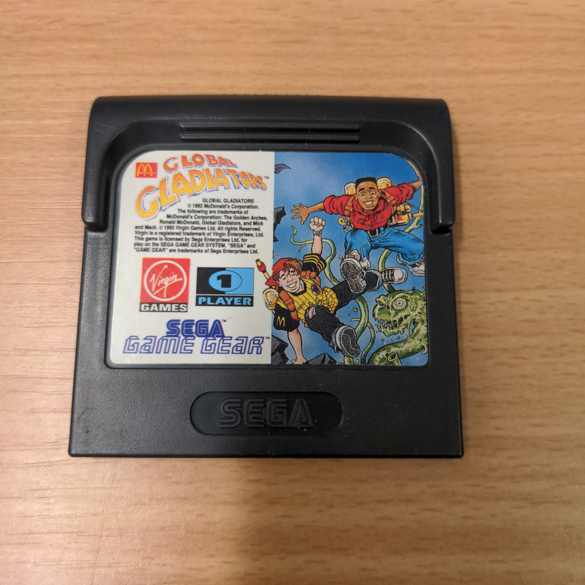 Global Gladiators Sega Game Gear game cart only – retro game store uk ...