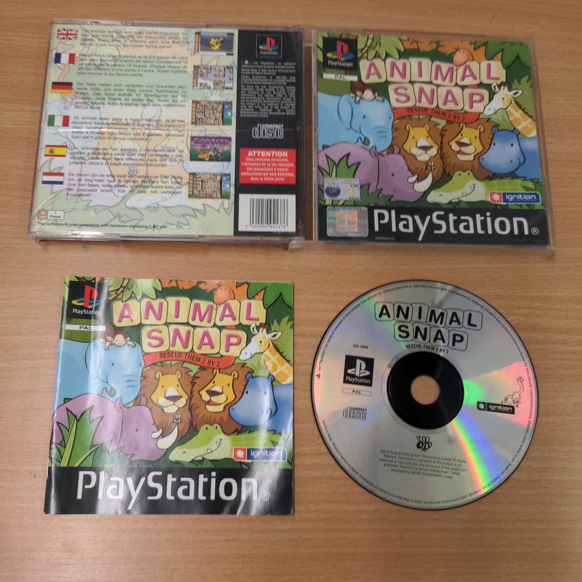 Animal Snap Sony PS1 game – retro game store uk - 8BitBeyond.com