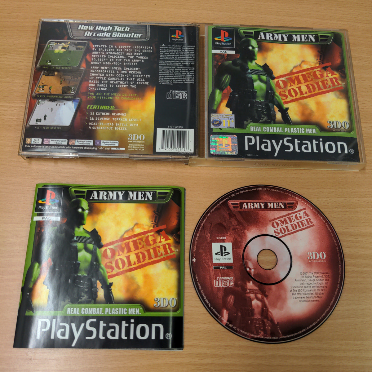 Army Men Omega Soldier Sony PS1 game – retro game store uk - 8BitBeyond.com