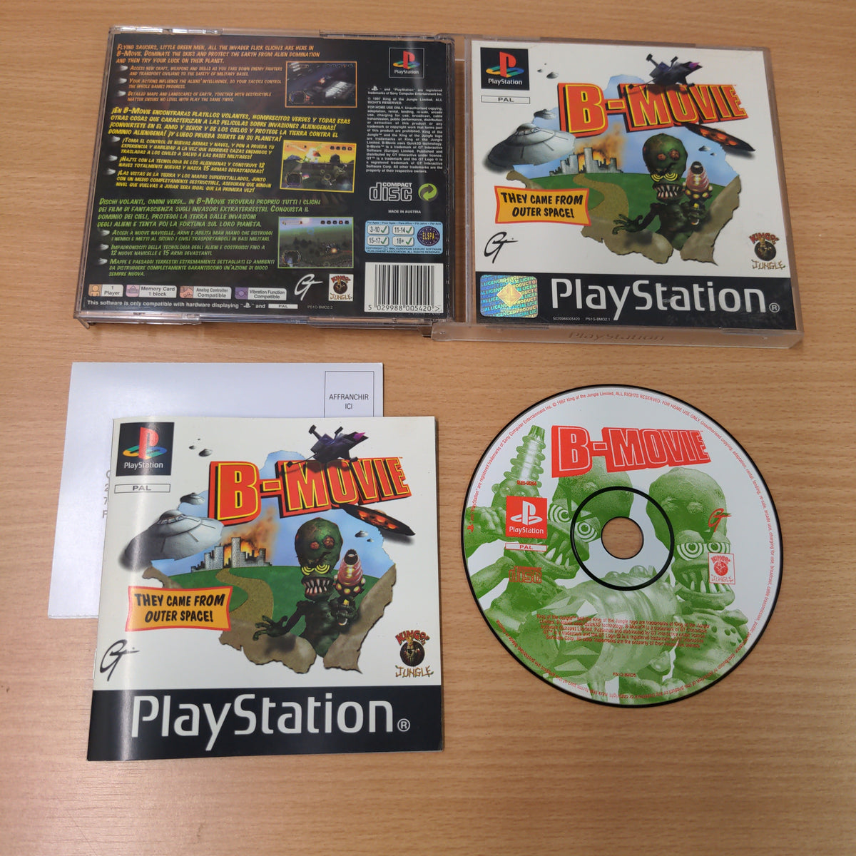 B-Movie They Came From Outer Space Sony PS1 game – retro game store uk ...