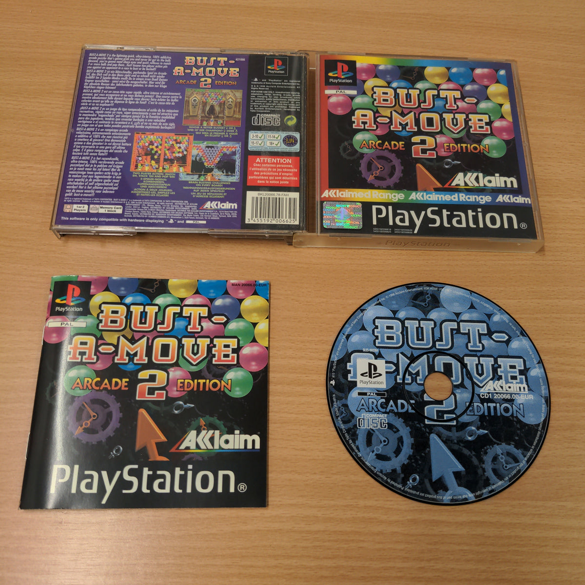Bust-A-Move 2 Arcade Edition Sony PS1 game – retro game store uk ...