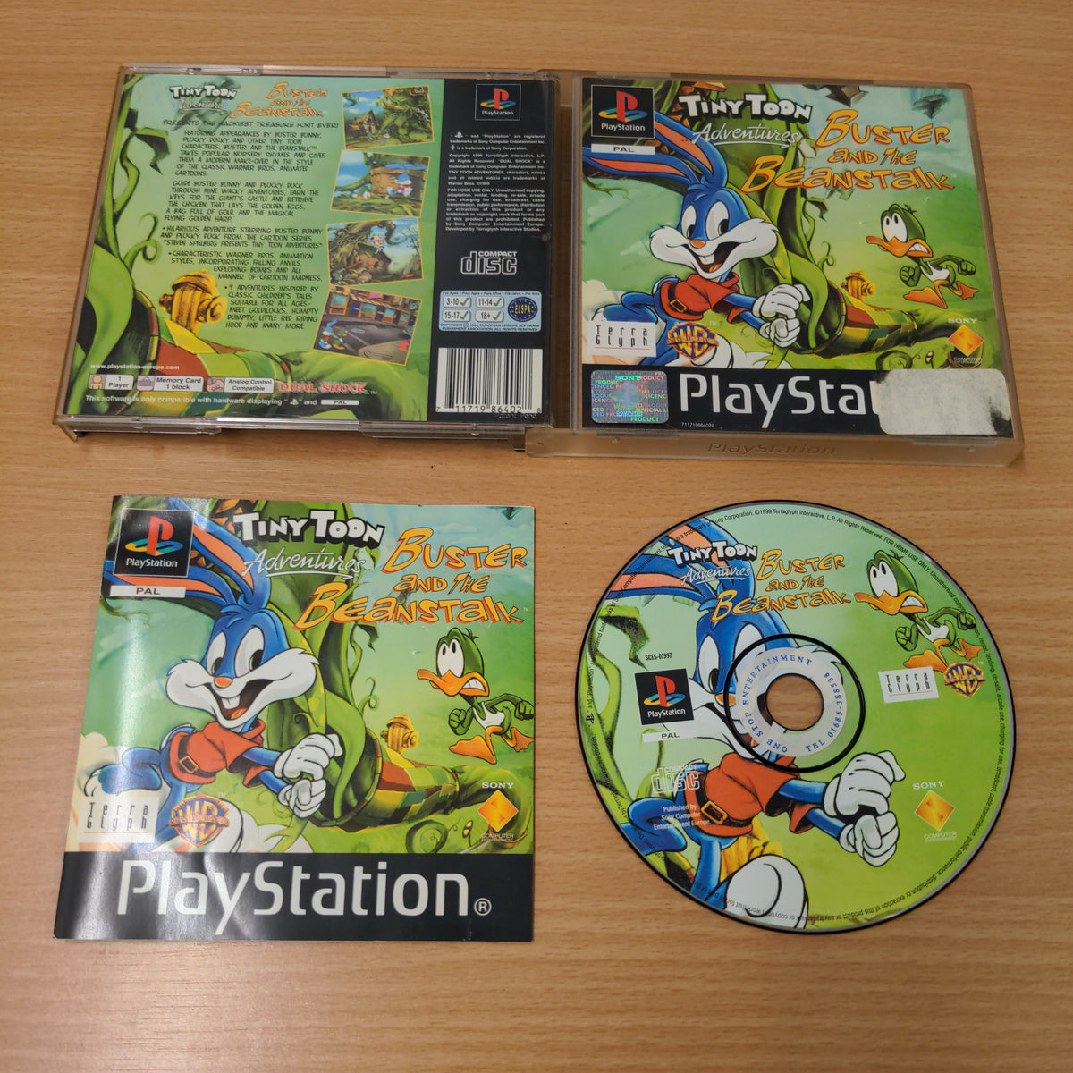 Buster and The Beanstalk (Tiny Toon Adventures) Sony PS1 game – retro ...