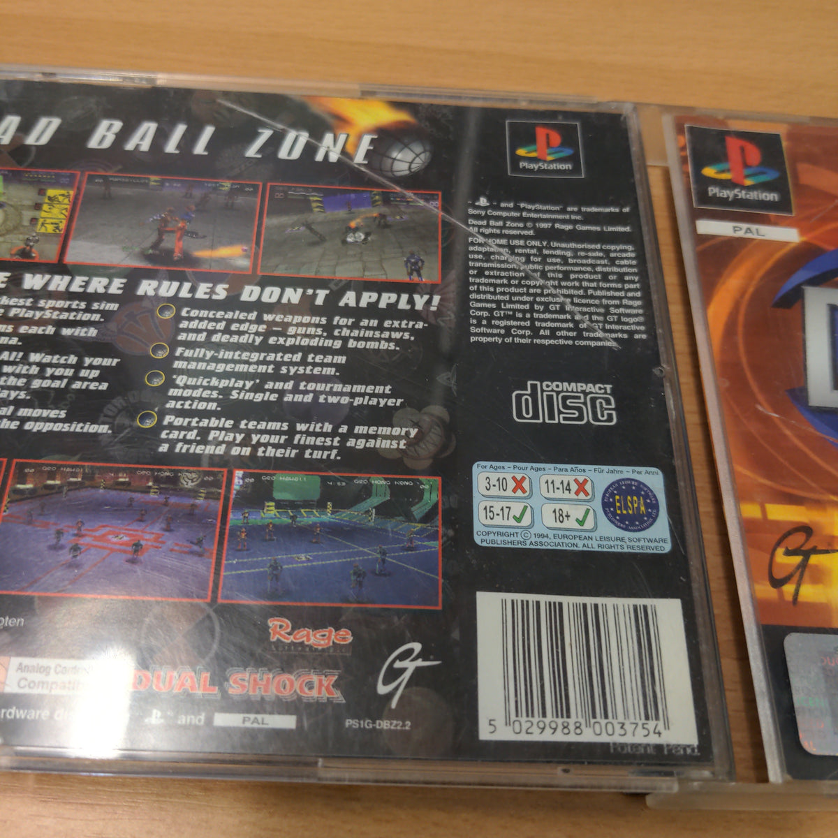 Dead Ball Zone Sony PS1 game – retro game store uk - 8BitBeyond.com