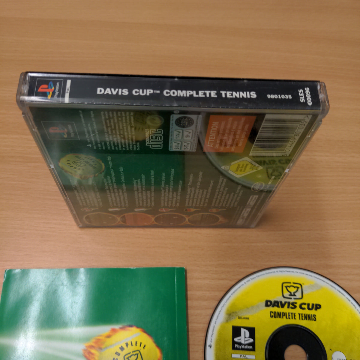 Davis Cup Complete Tennis Sony PS1 game – retro game store uk ...