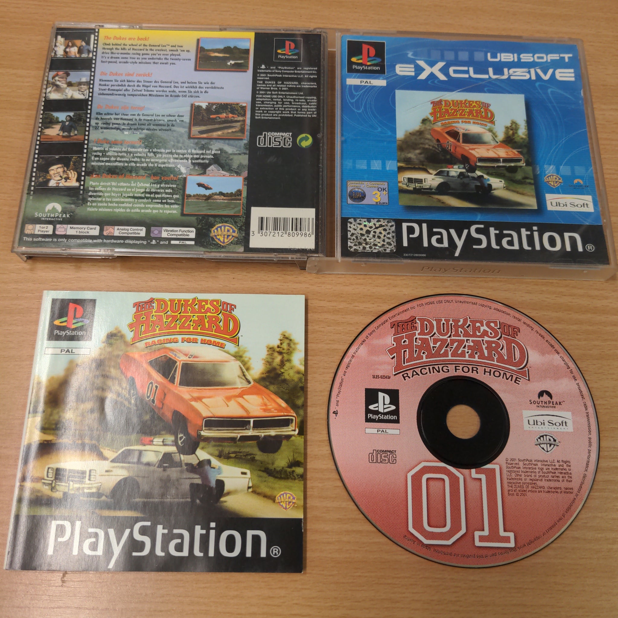 Dukes of Hazzard Racing For Home (Ubisoft Exclusive) Sony PS1 game ...
