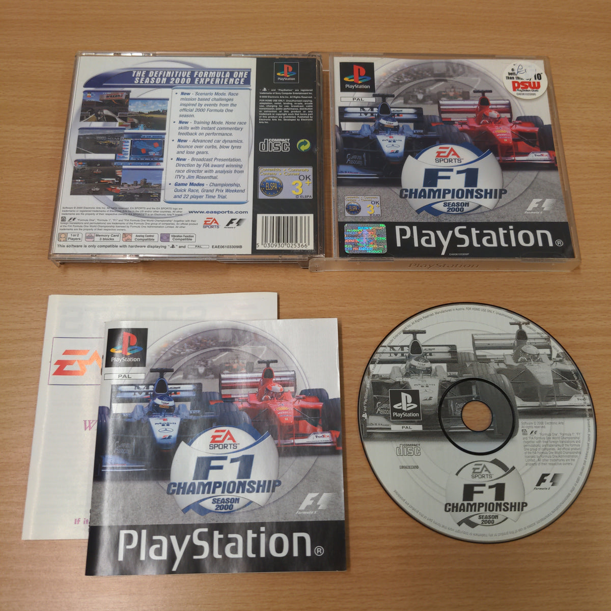 F1 Championship Season 2000 Sony PS1 game – retro game store uk ...