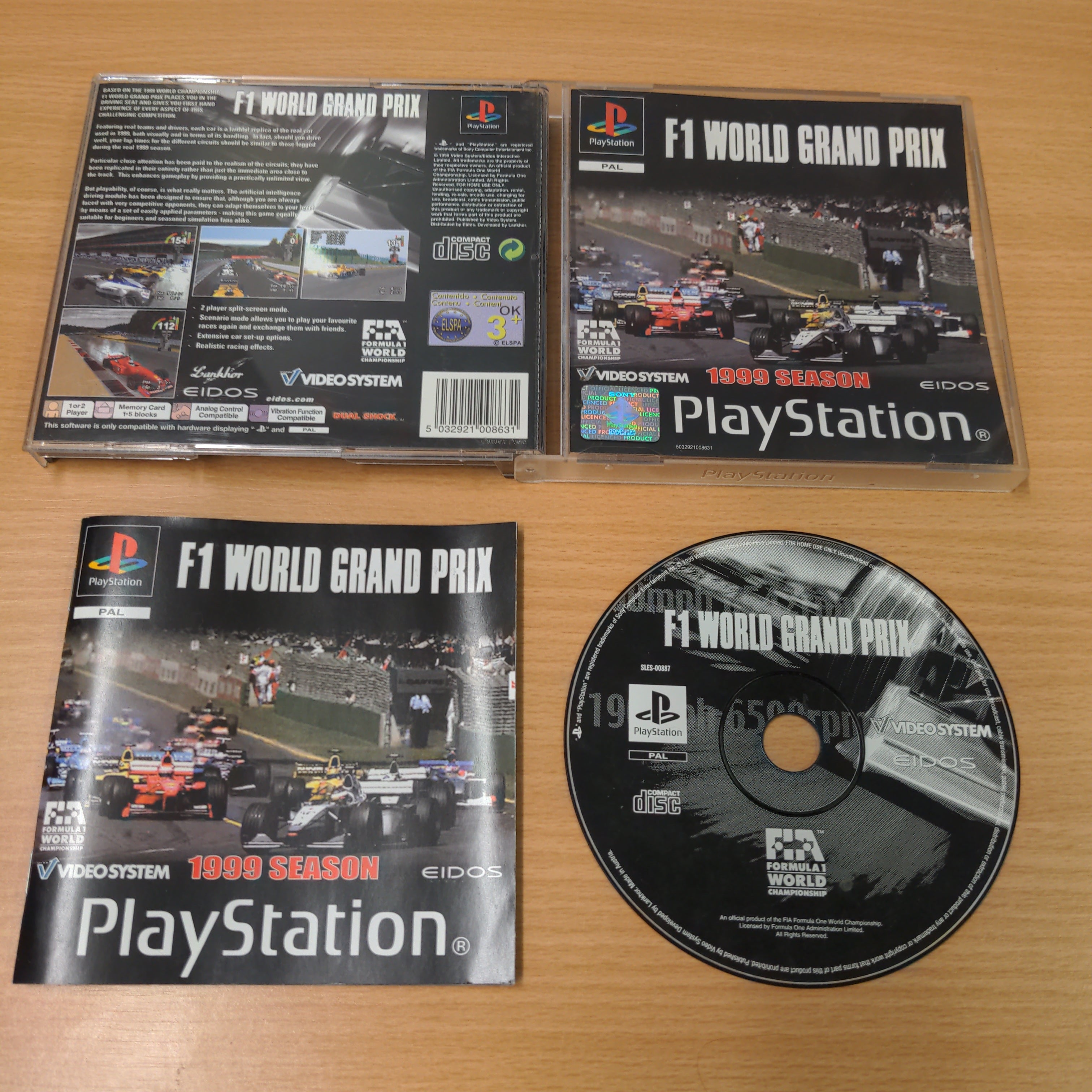 F1 World Grand Prix Sony PS1 game – retro game store uk - 8BitBeyond.com