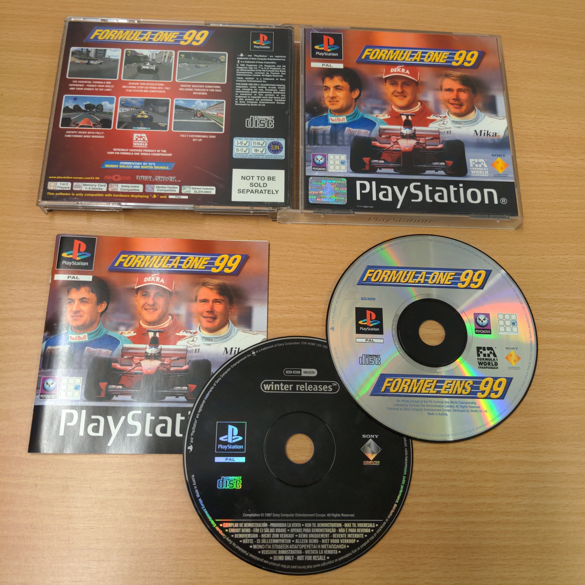 Formula One 99 Sony PS1 game – retro game store uk - 8BitBeyond.com