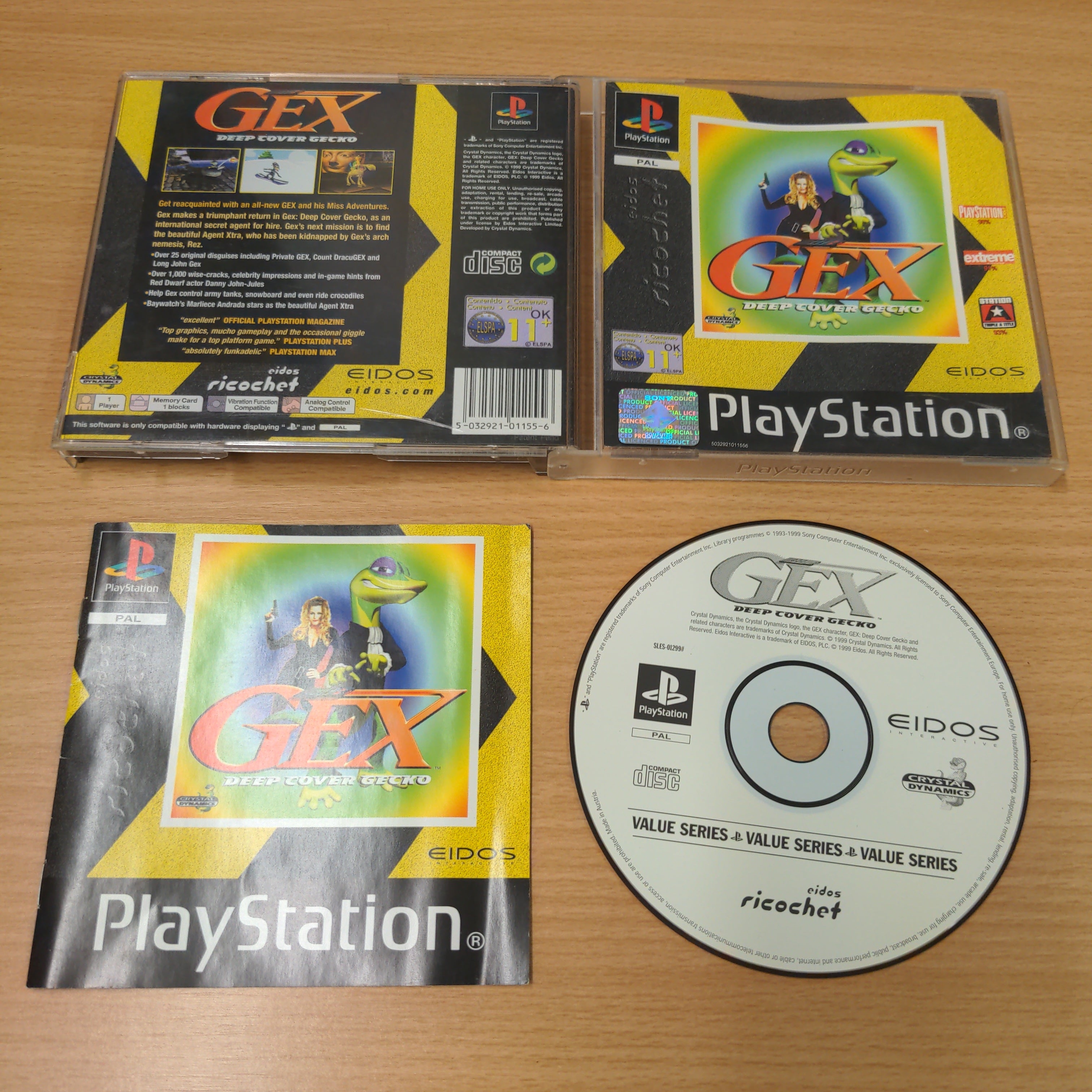 Gex: Deep Cover Gecko (Value Series) Sony PS1 game – retro game store ...