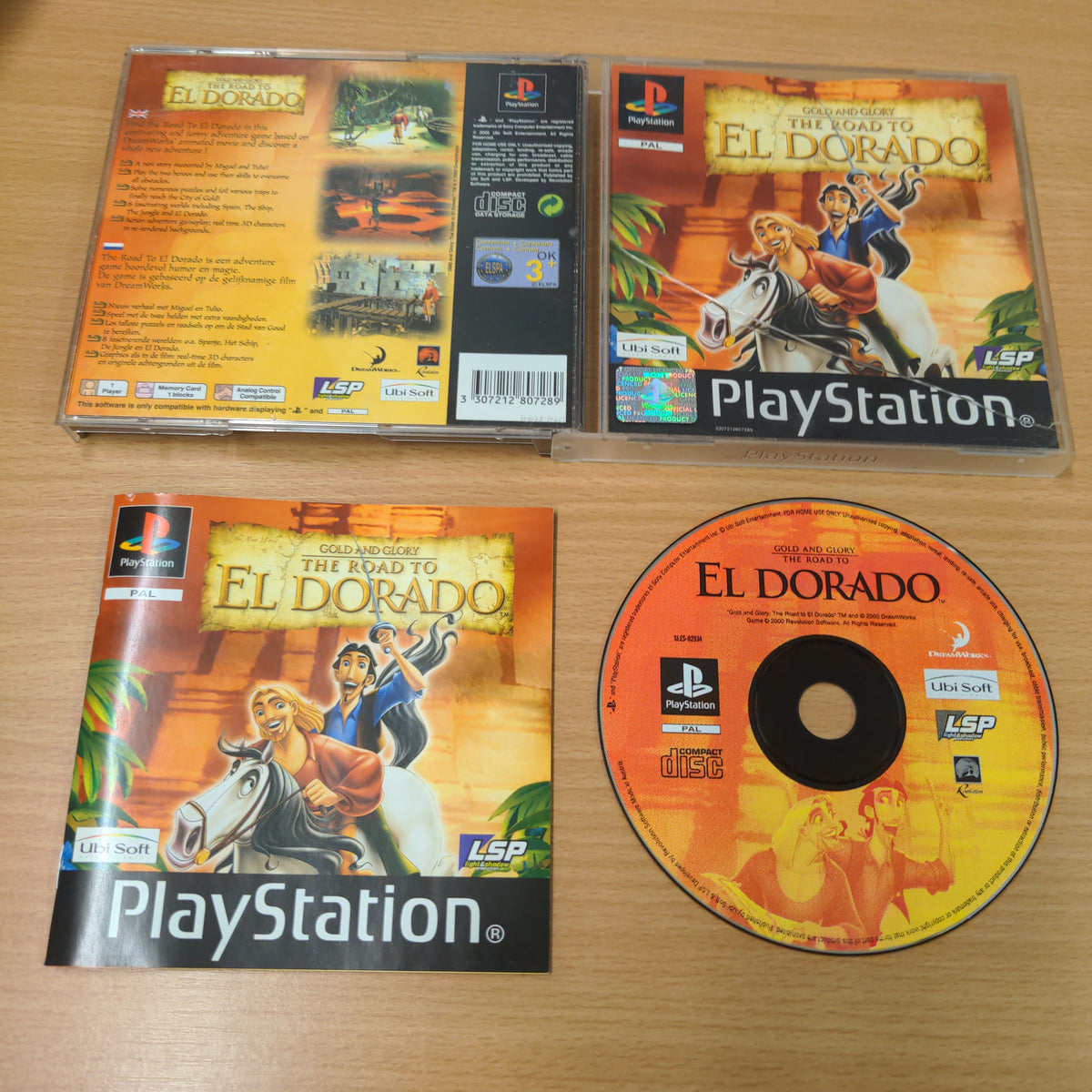 Gold and Glory The Road to El Dorado Sony PS1 game – retro game store ...