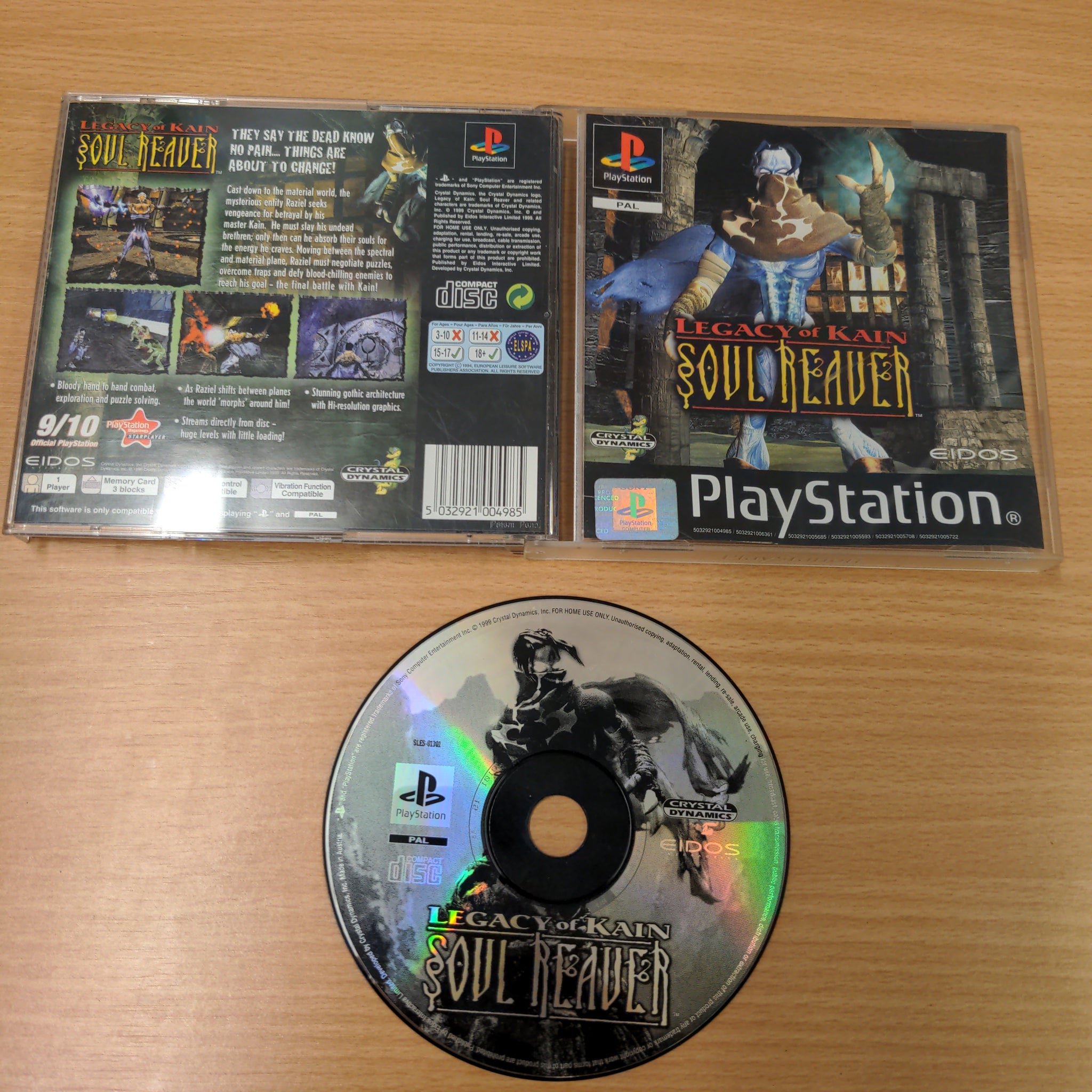 Legacy of Kain Soul Reaver Sony PS1 game – retro game store uk ...