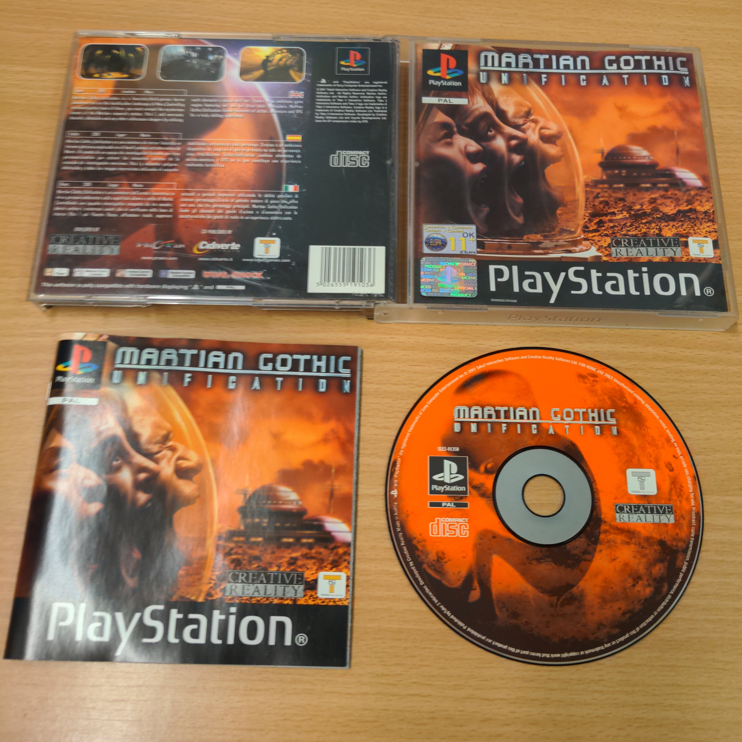 Martian Gothic Unification Sony PS1 game – retro game store uk ...