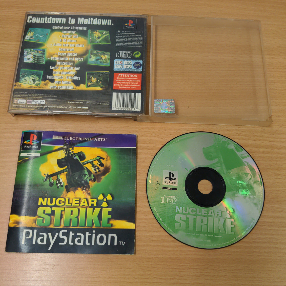 Nuclear Strike Sony PS1 game – retro game store uk - 8BitBeyond.com