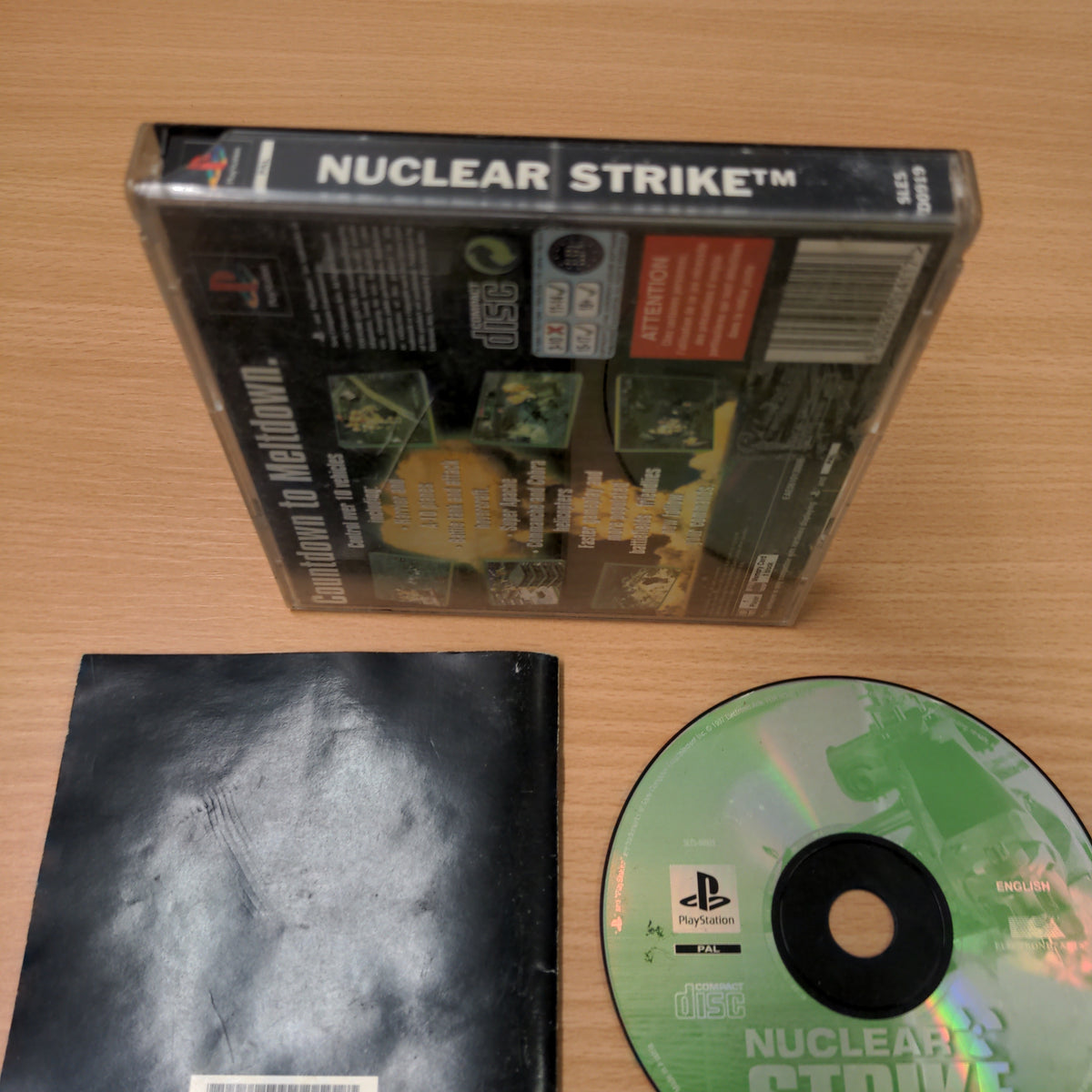 Nuclear Strike Sony PS1 game – retro game store uk - 8BitBeyond.com