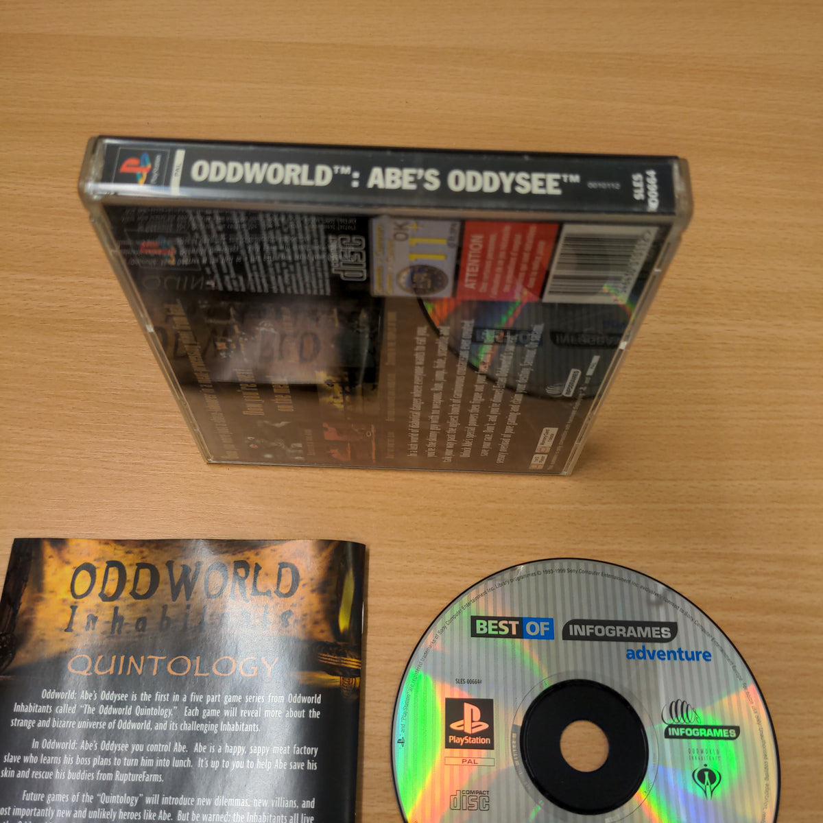 Oddworld: Abe's Odysee (Best of Infogrames) Sony PS1 game – retro game ...