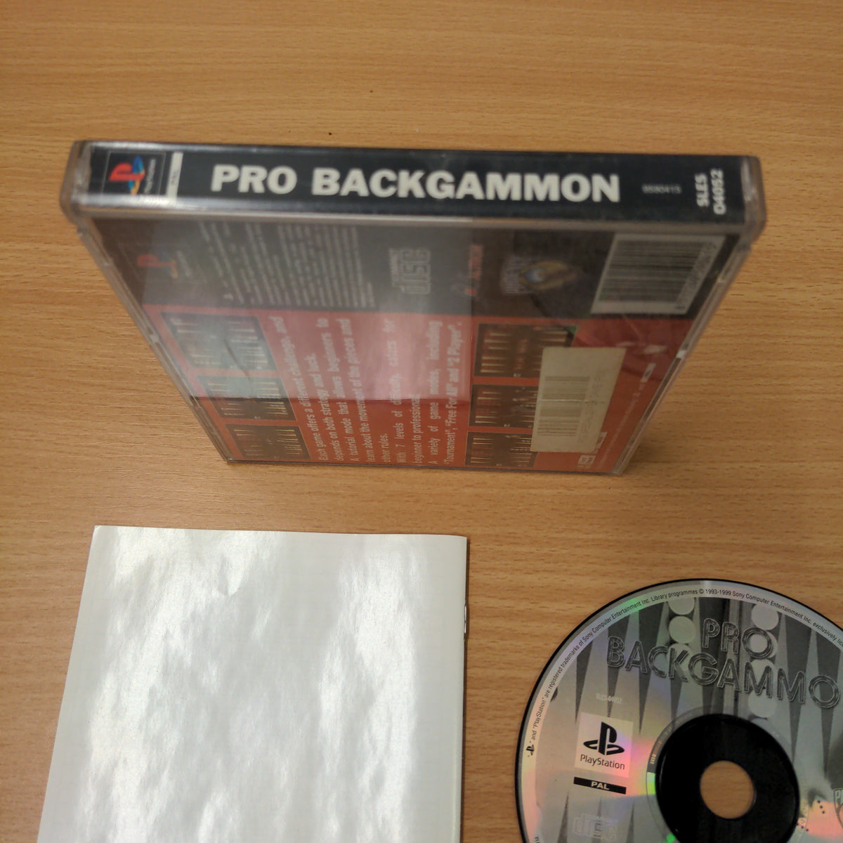 Pro Backgammon Sony PS1 game – retro game store uk - 8BitBeyond.com