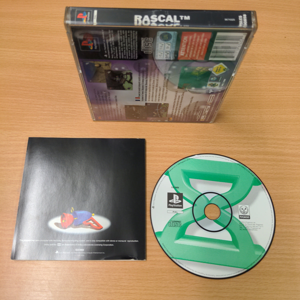 Rascal Sony PS1 game – retro game store uk - 8BitBeyond.com