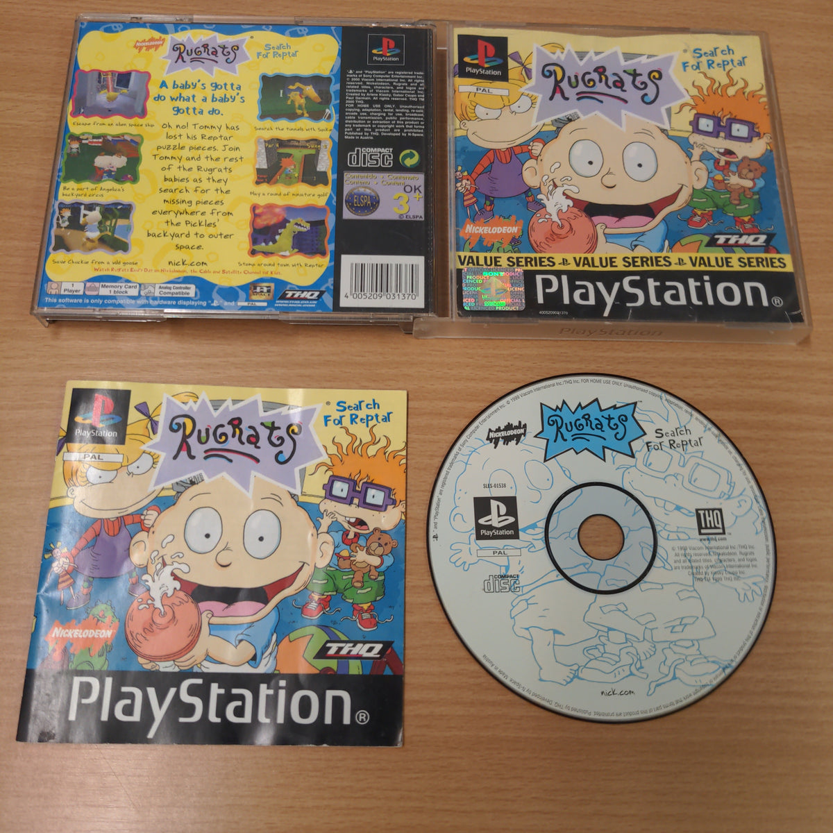 Rugrats Search for Reptar (Value Series) Sony PS1 game – retro game ...