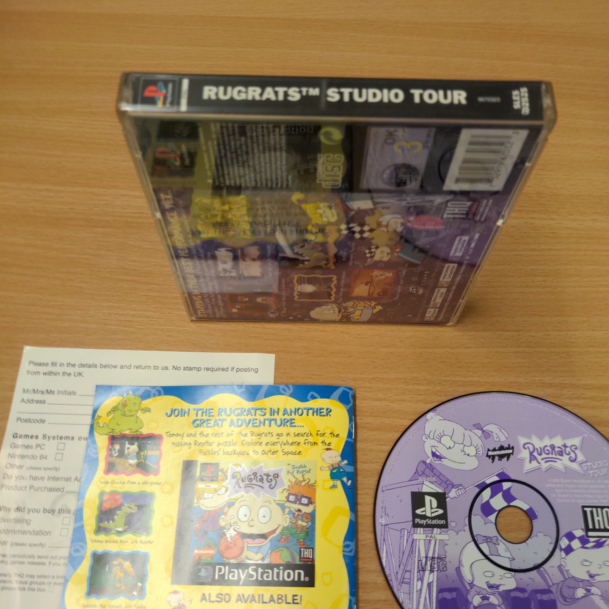 Rugrats Studio Tour Sony PS1 game – retro game store uk - 8BitBeyond.com