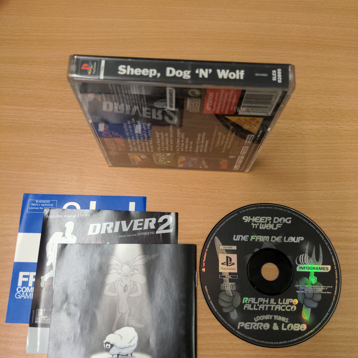 Sheep, Dog 'n' Wolf Sony PS1 game – retro game store uk - 8BitBeyond.com