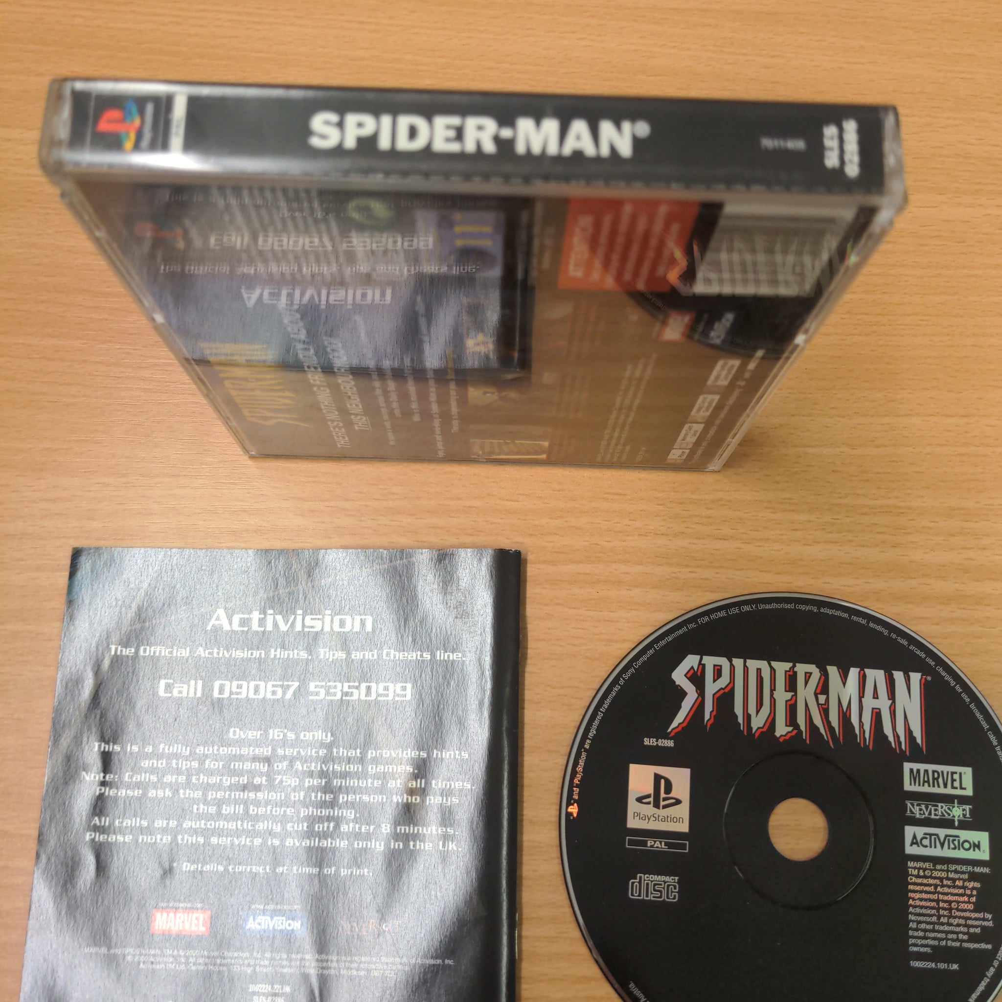 Spider-Man Sony PS1 game – retro game store uk - 8BitBeyond.com