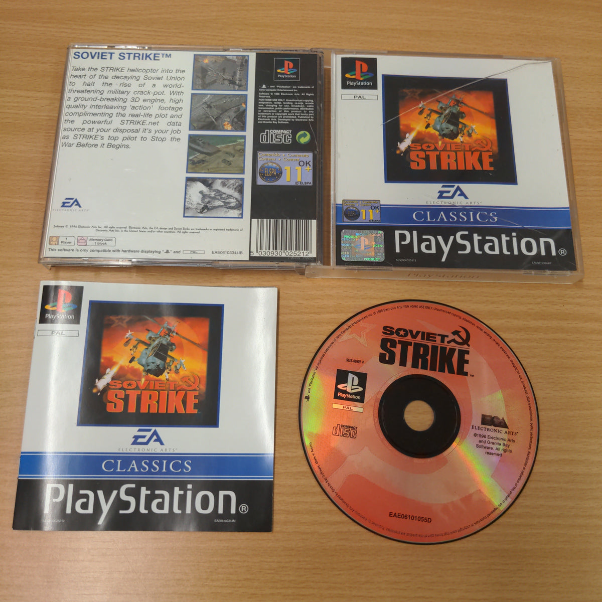 Soviet Strike (Classics) Sony PS1 game – retro game store uk ...