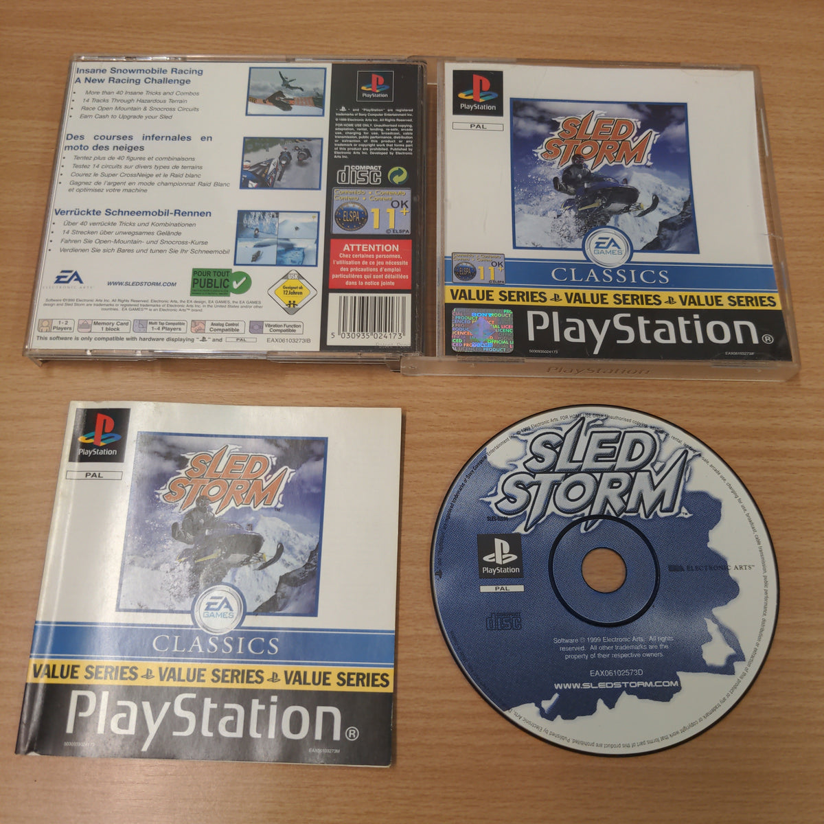 Sled Storm (Value Series) Sony PS1 game – retro game store uk ...
