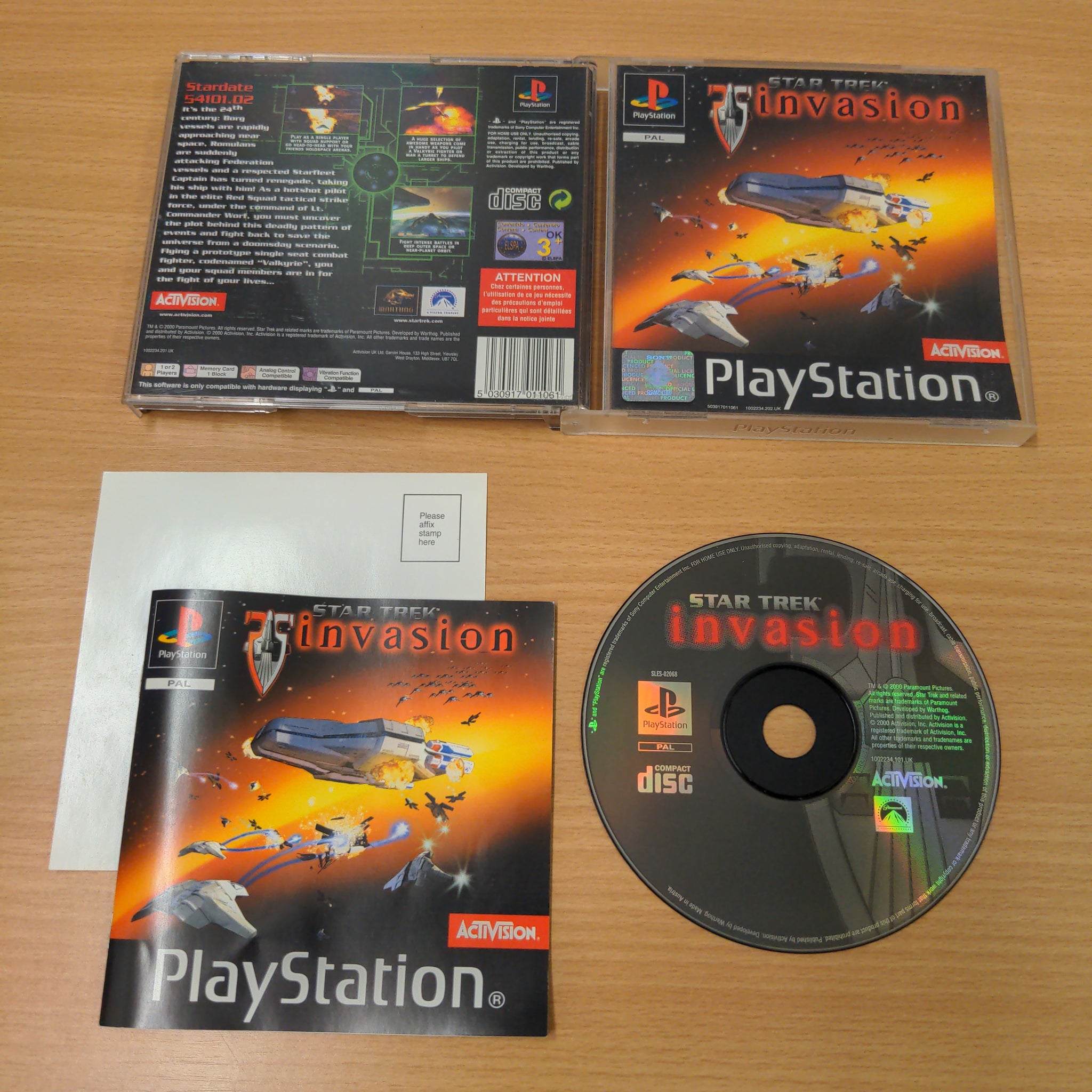 Star Trek Invasion Sony PS1 game – retro game store uk - 8BitBeyond.com