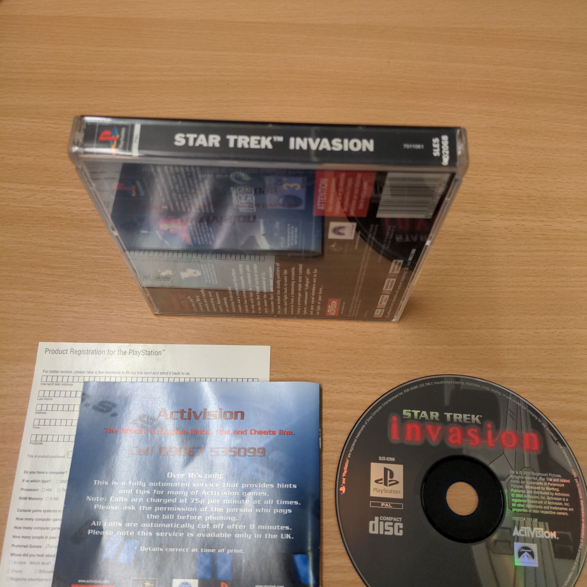 Star Trek Invasion Sony PS1 game – retro game store uk - 8BitBeyond.com