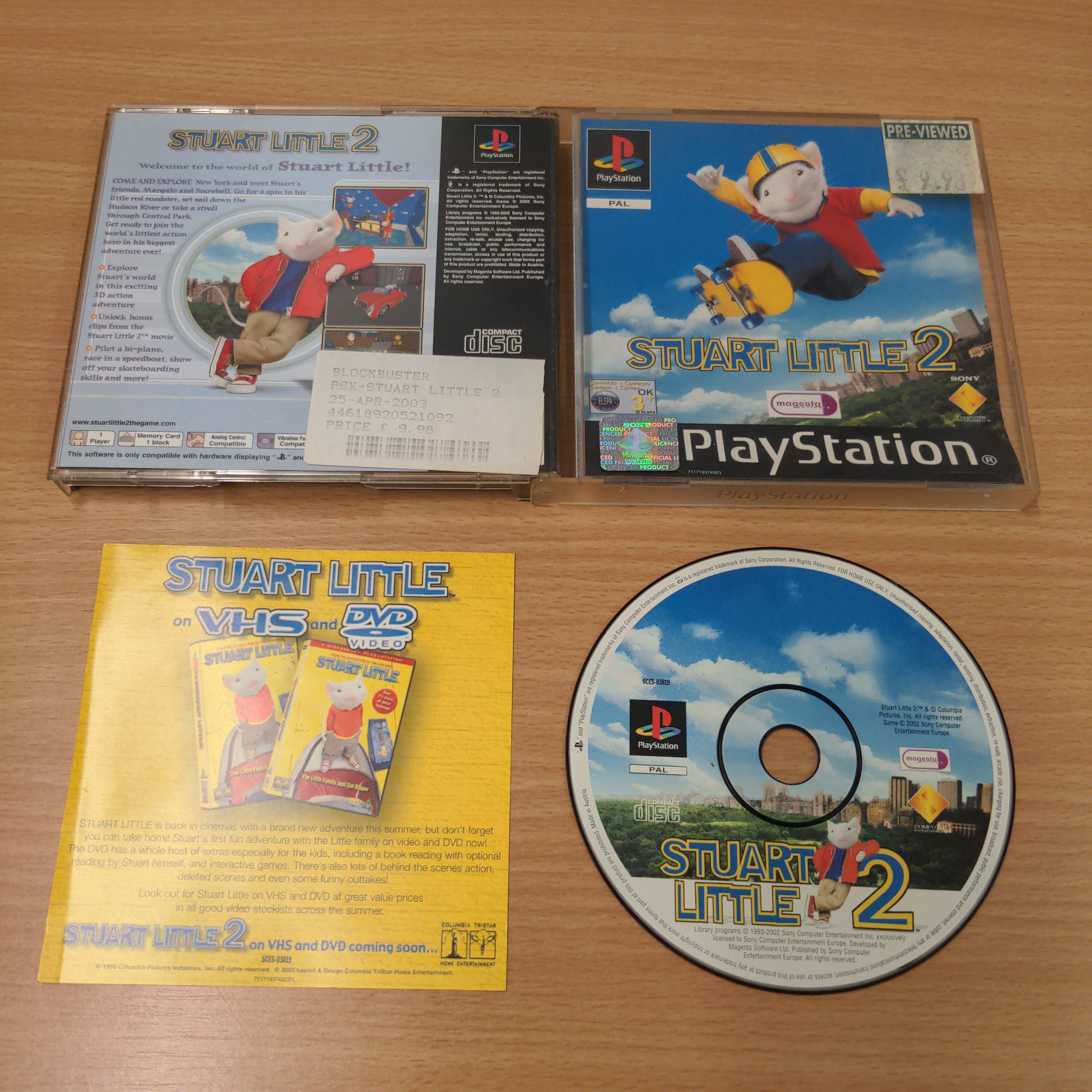Stuart Little 2 Sony PS1 game – retro game store uk - 8BitBeyond.com