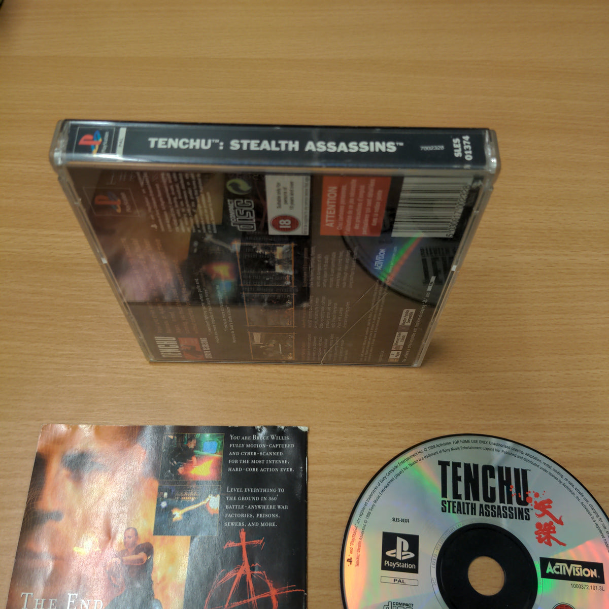 Tenchu: Stealth Assassins Sony PS1 game – retro game store uk ...