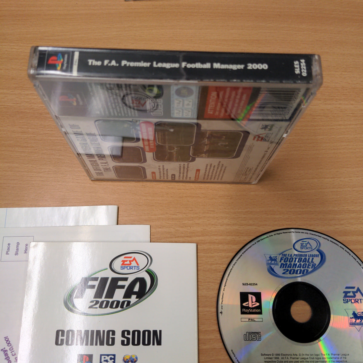 The F.A. Premier League Football Manager 2000 Sony PS1 game – retro ...