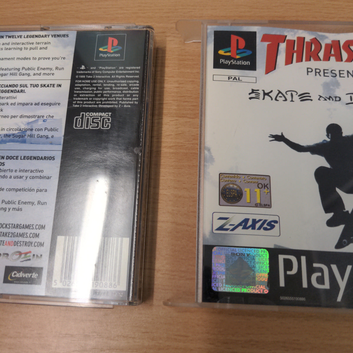 Thrasher: Skate And Destroy Sony PS1 game – retro game store uk ...