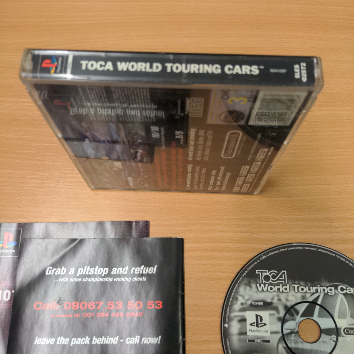 TOCA World Touring Cars Sony PS1 game – retro game store uk ...