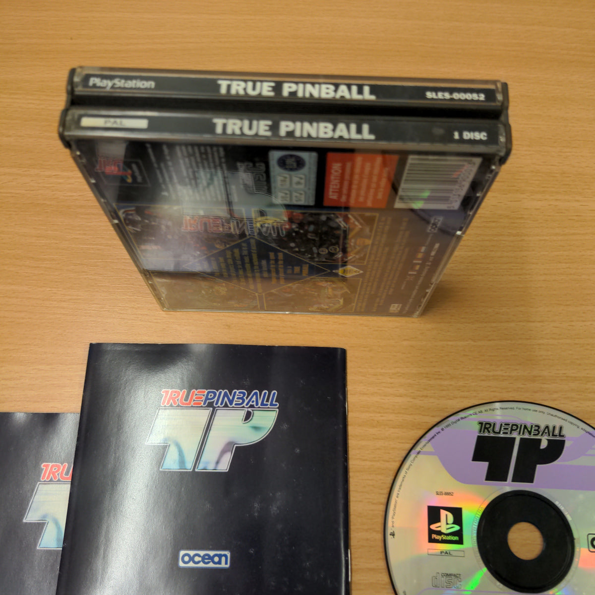 True Pinball (Big box) Sony PS1 game – retro game store uk - 8BitBeyond.com