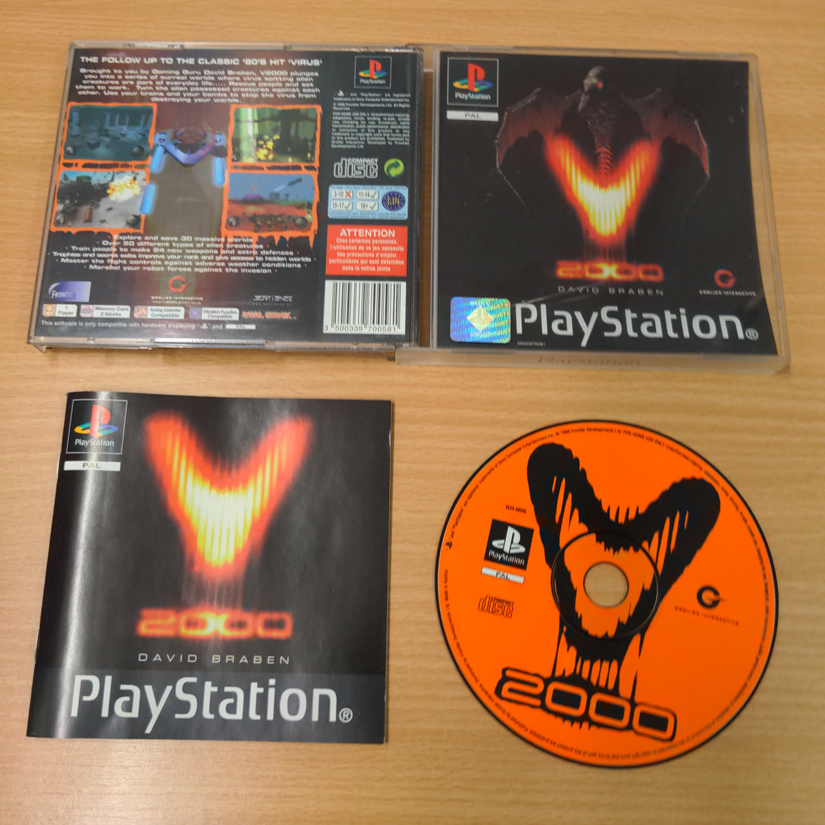 V2000 Sony PS1 game – retro game store uk - 8BitBeyond.com