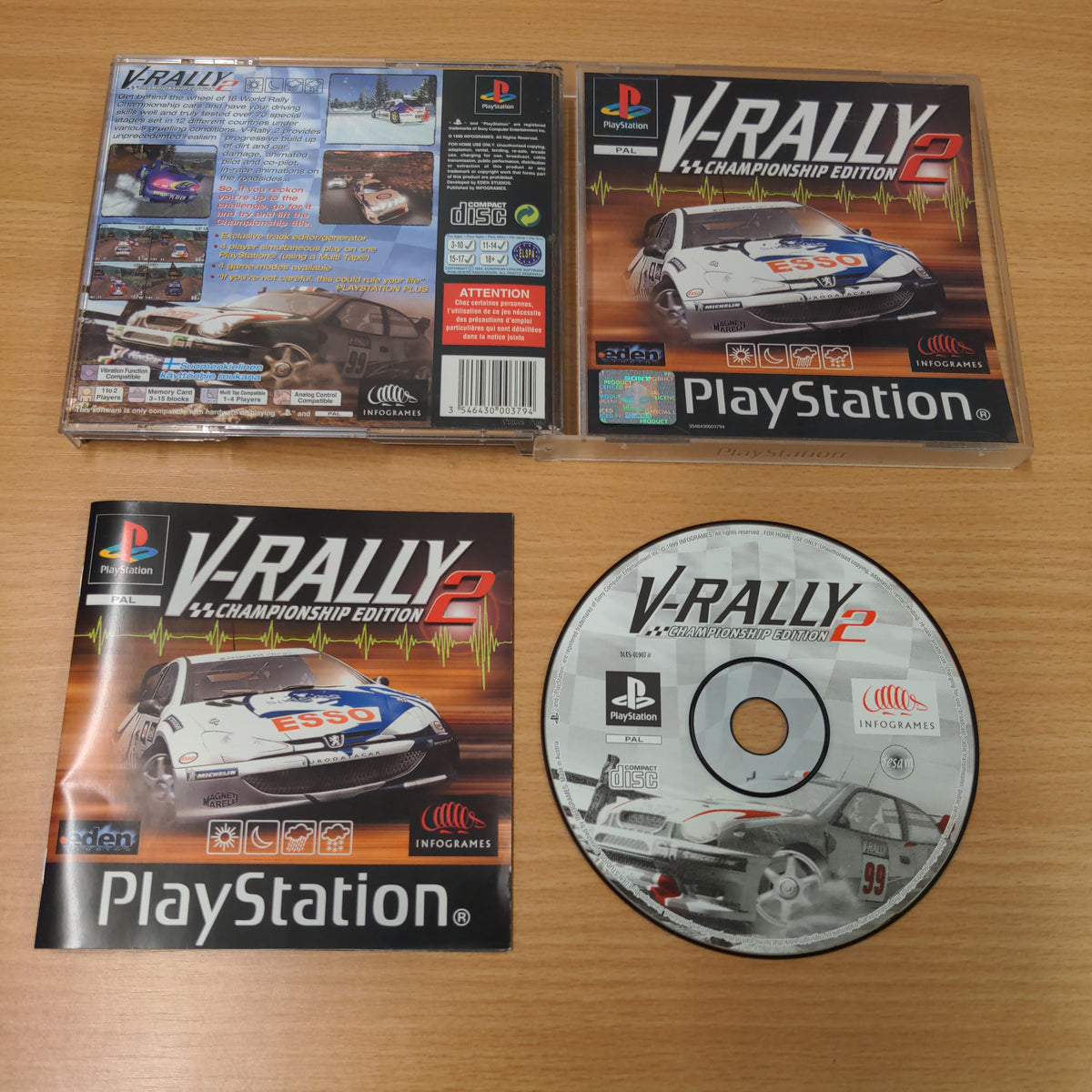 V-Rally 2 Championship Edition Sony PS1 game – retro game store uk ...