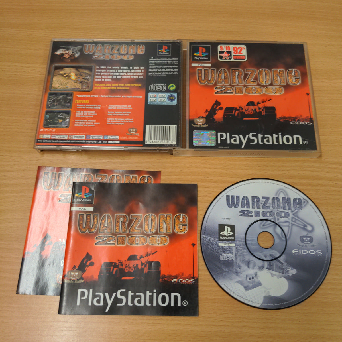 Warzone 2100 Sony PS1 game – retro game store uk - 8BitBeyond.com