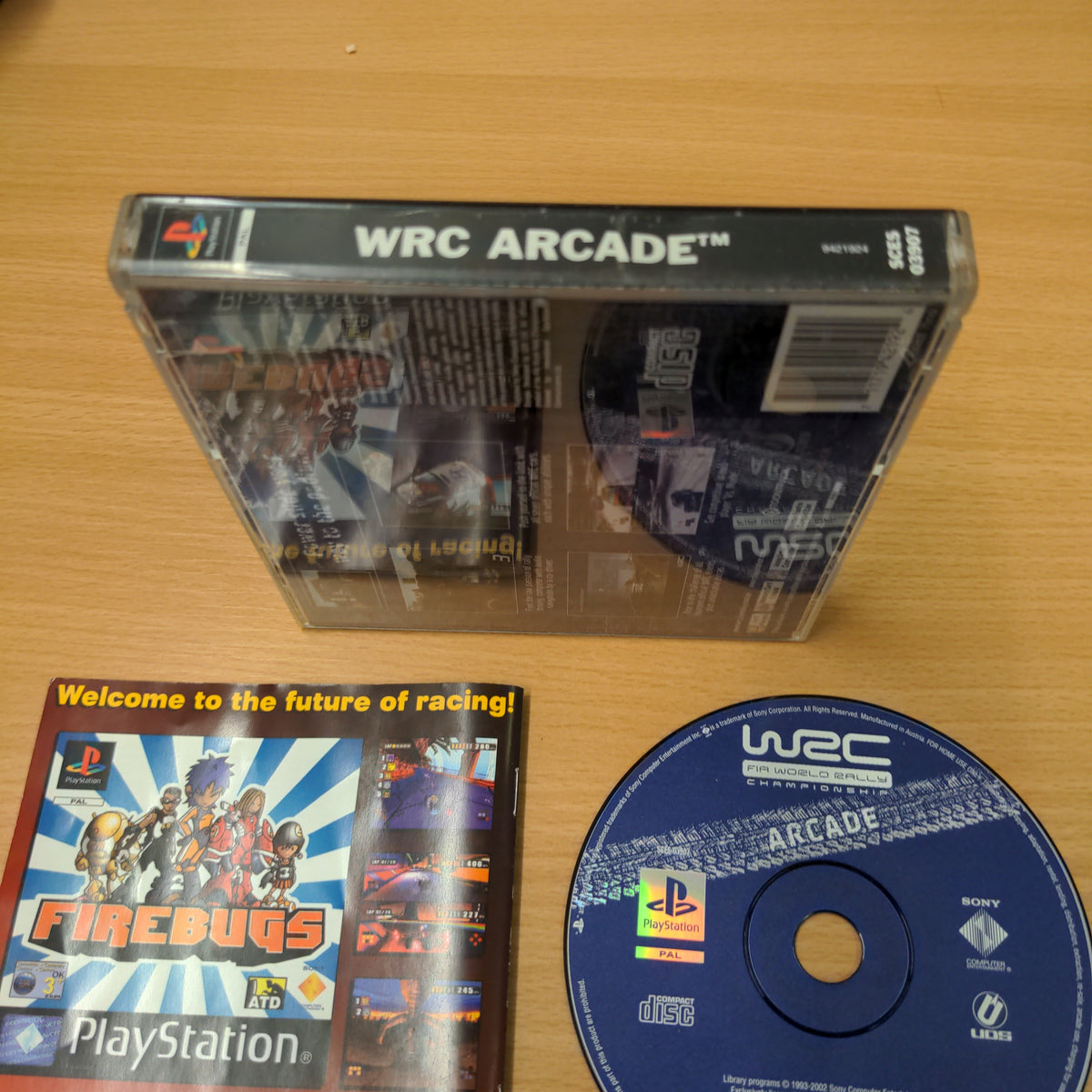 WRC FIA World Rally Championship Arcade Sony PS1 game – retro game ...