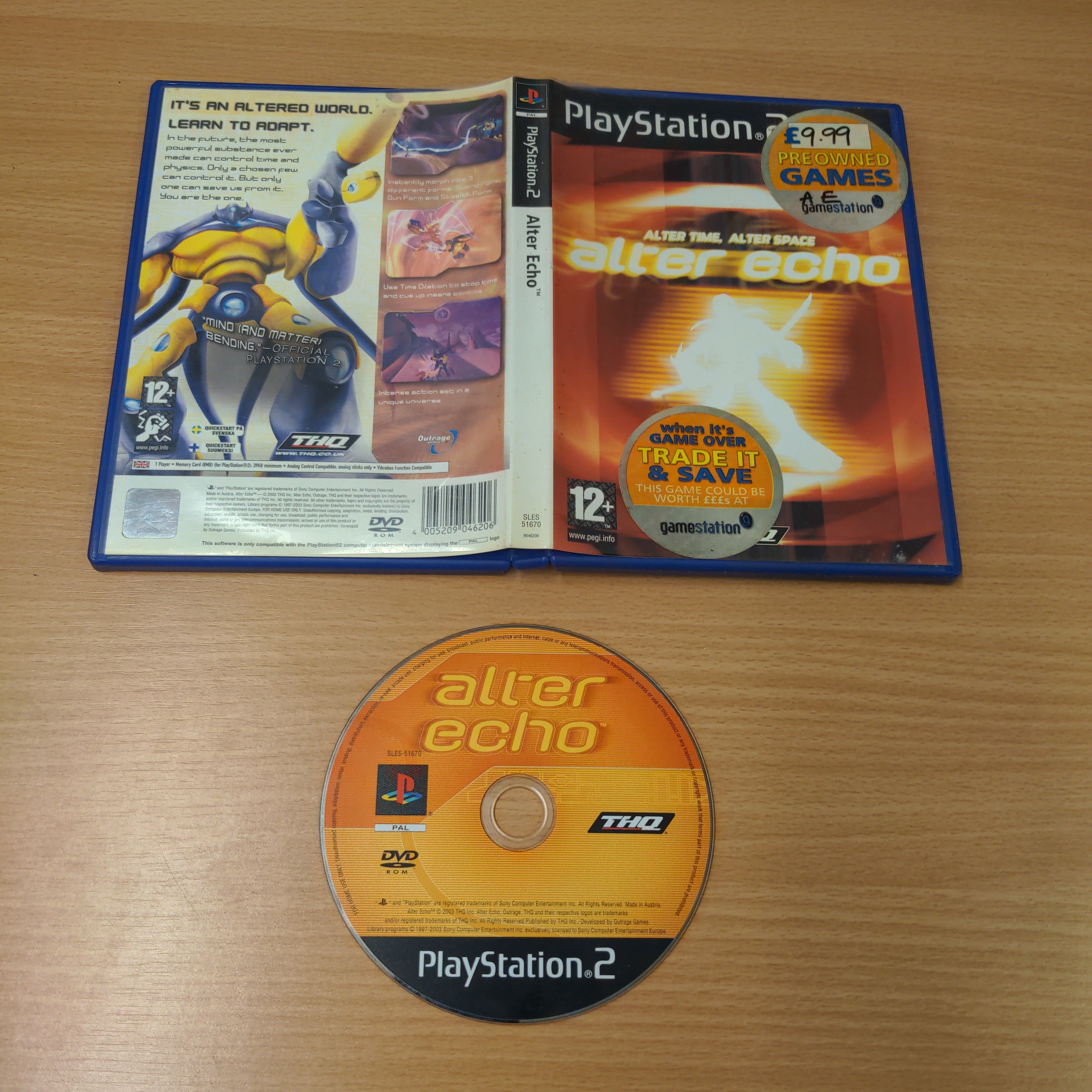 Alter Echo Sony PS2 game – retro game store uk - 8BitBeyond.com