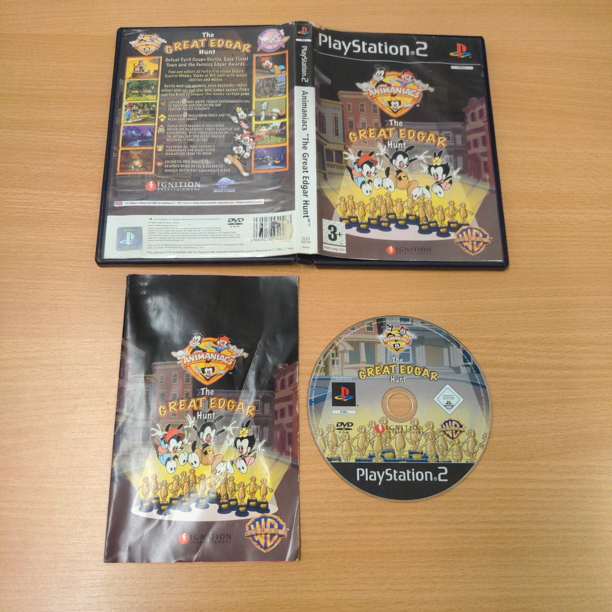 Animaniacs: The Great Edgar Hunt Sony PS2 game – retro game store uk ...