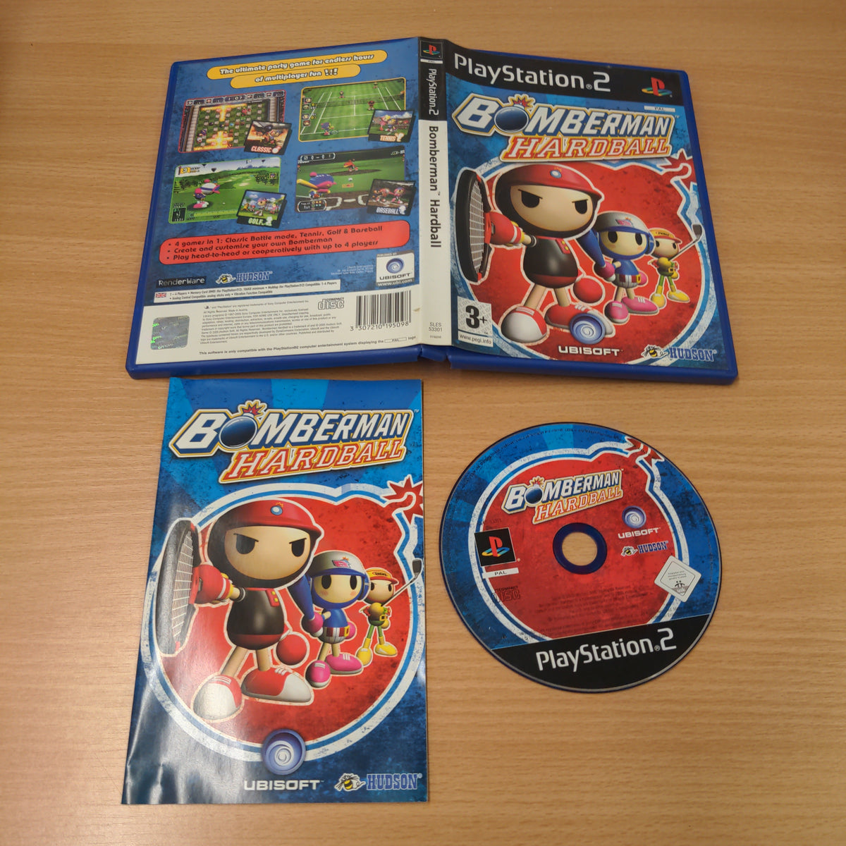 Bomberman Hardball Sony PS2 game – retro game store uk - 8BitBeyond.com