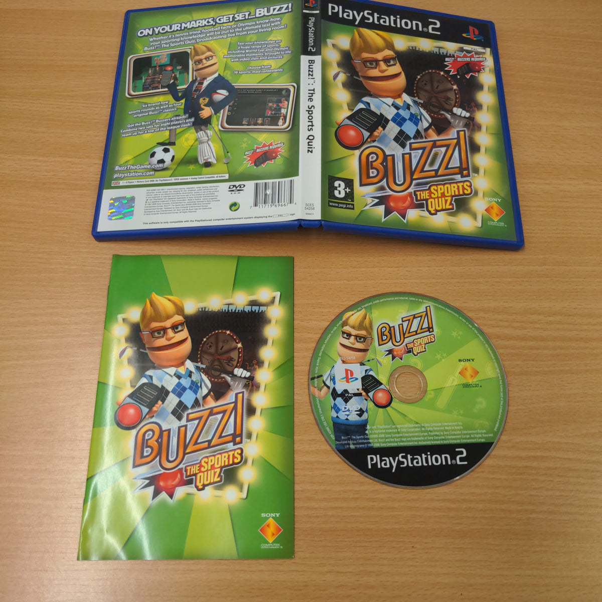 Buzz: The Sports Quiz Sony PS2 game – retro game store uk - 8BitBeyond.com