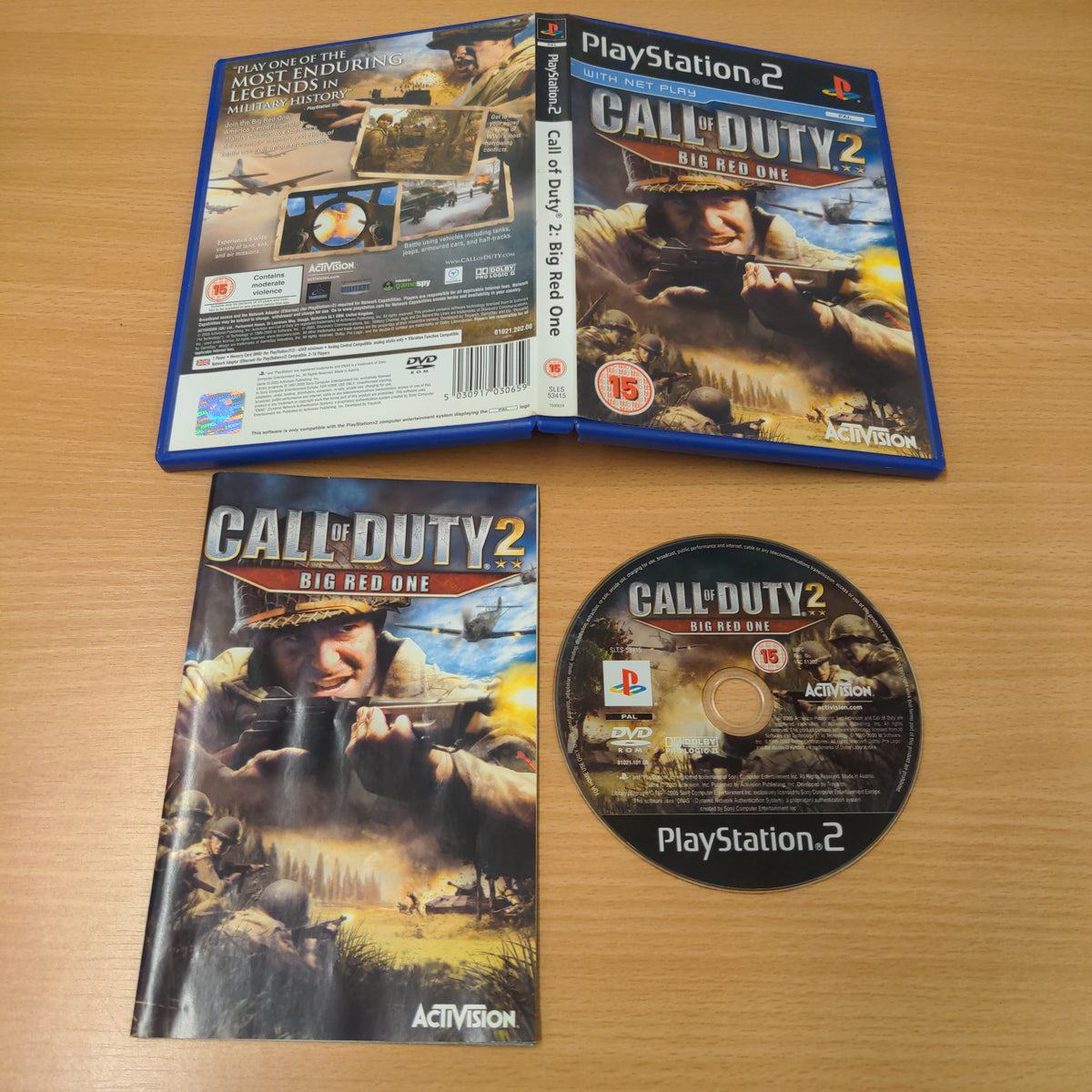 Call of Duty 2: Big Red One Sony PS2 game – retro game store uk ...